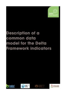 Description of a Common Data Model for the Delta Framework Indicators ...